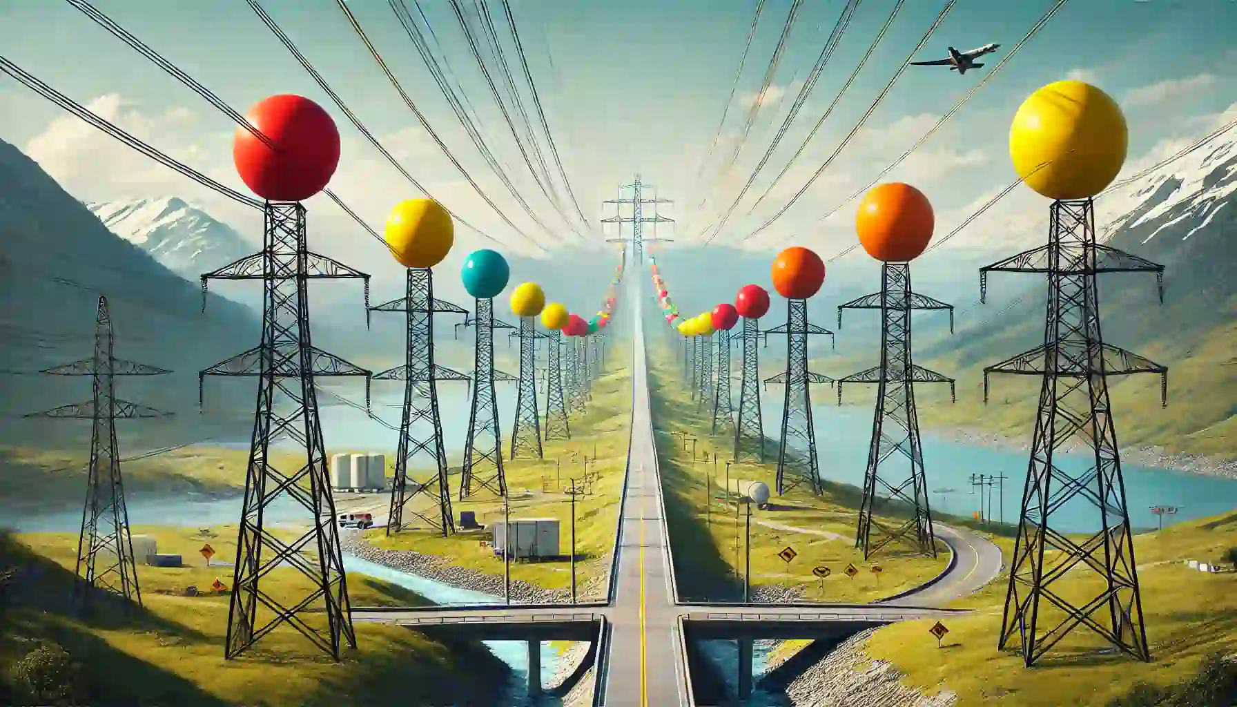 Marker Balls on Transmission Lines: Purpose and Applications